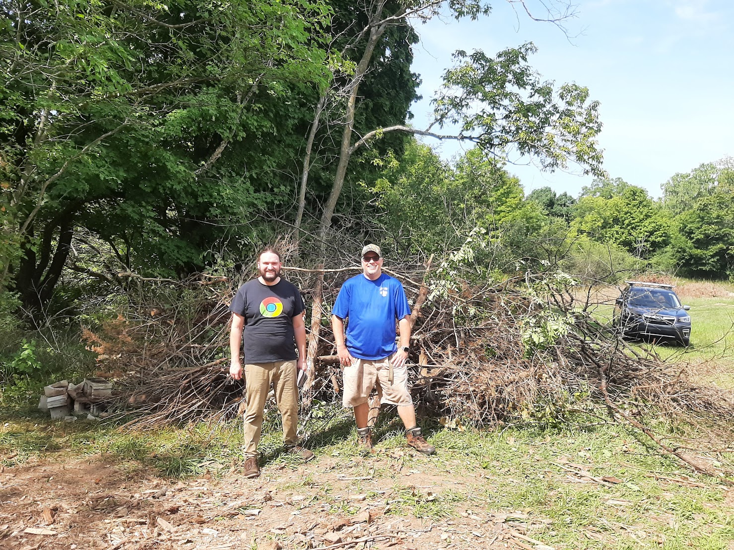 Volunteer clean-up day for disc golf course (photos) | The Manchester ...