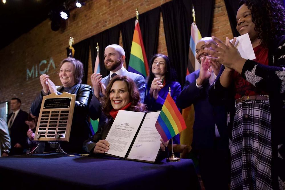 Whitmer signs anti-discrimination protections for LGBTQ residents in ...