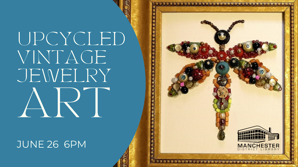 Create upcycled vintage jewelry art at the Library | The Manchester Mirror