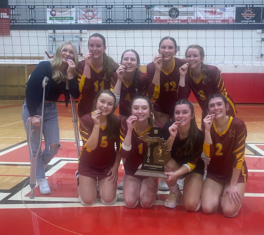MHS Varsity Volleyball wins districts! | The Manchester Mirror