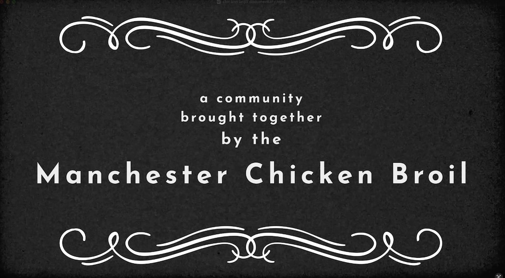 MHS journalism class makes Chicken Broil documentary | The Manchester ...