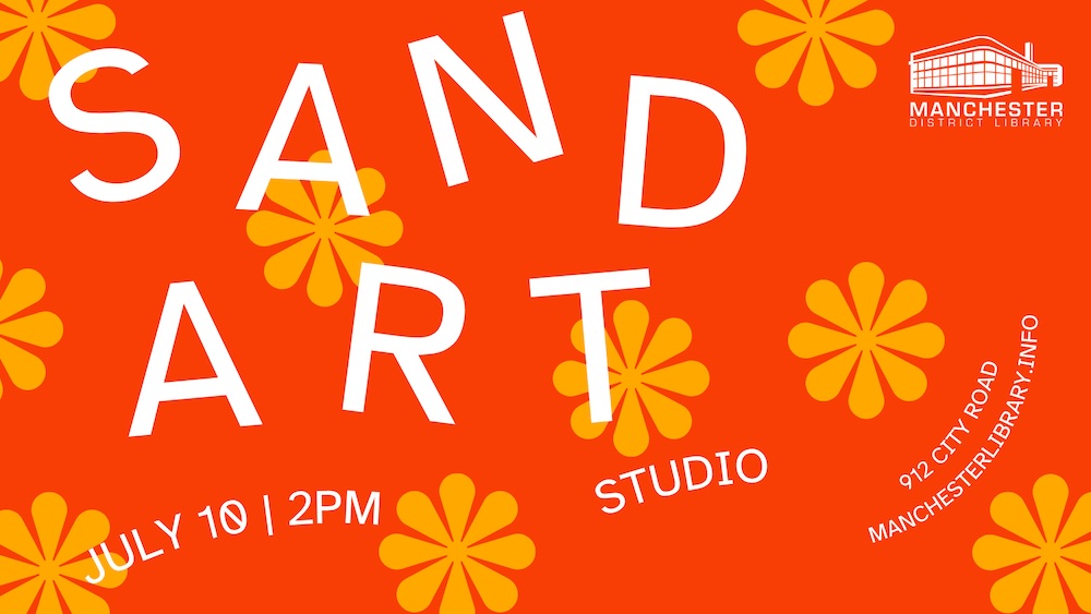 Make sand art at the library | The Manchester Mirror