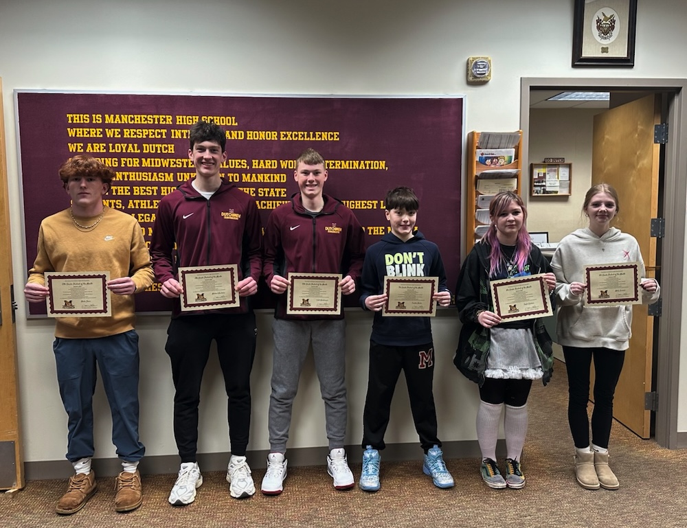January 2026 MHS Students of the Month | The Manchester Mirror